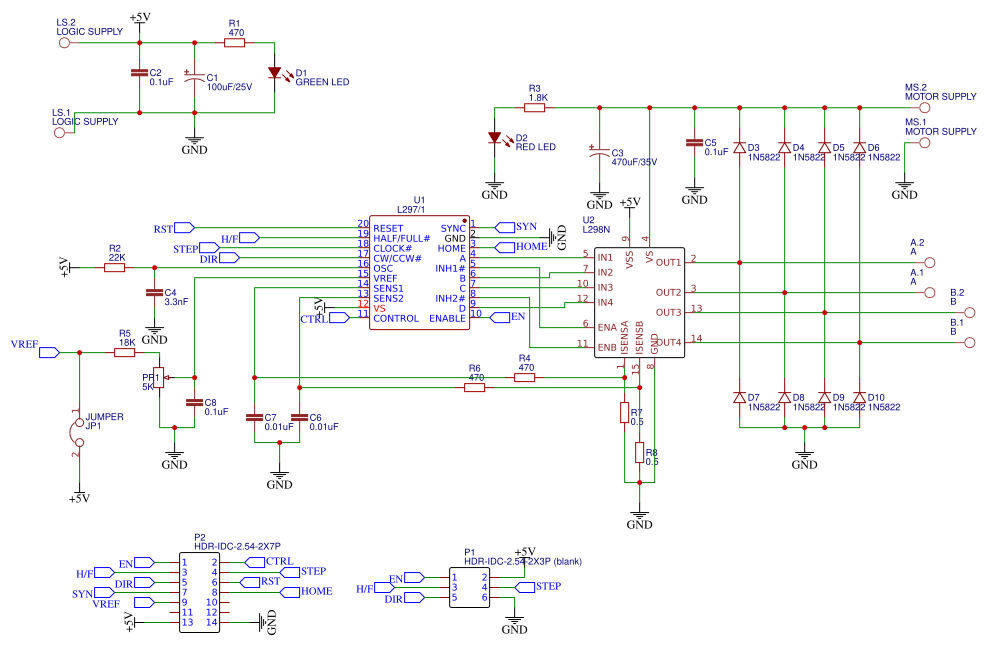 l297-l298-motor-control-schematic Resources - EasyEDA