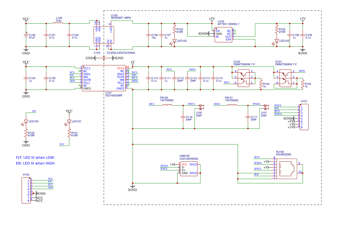 ISO1642_Isolated_PMBus_Single_Channel_Right_Justified Resources - EasyEDA