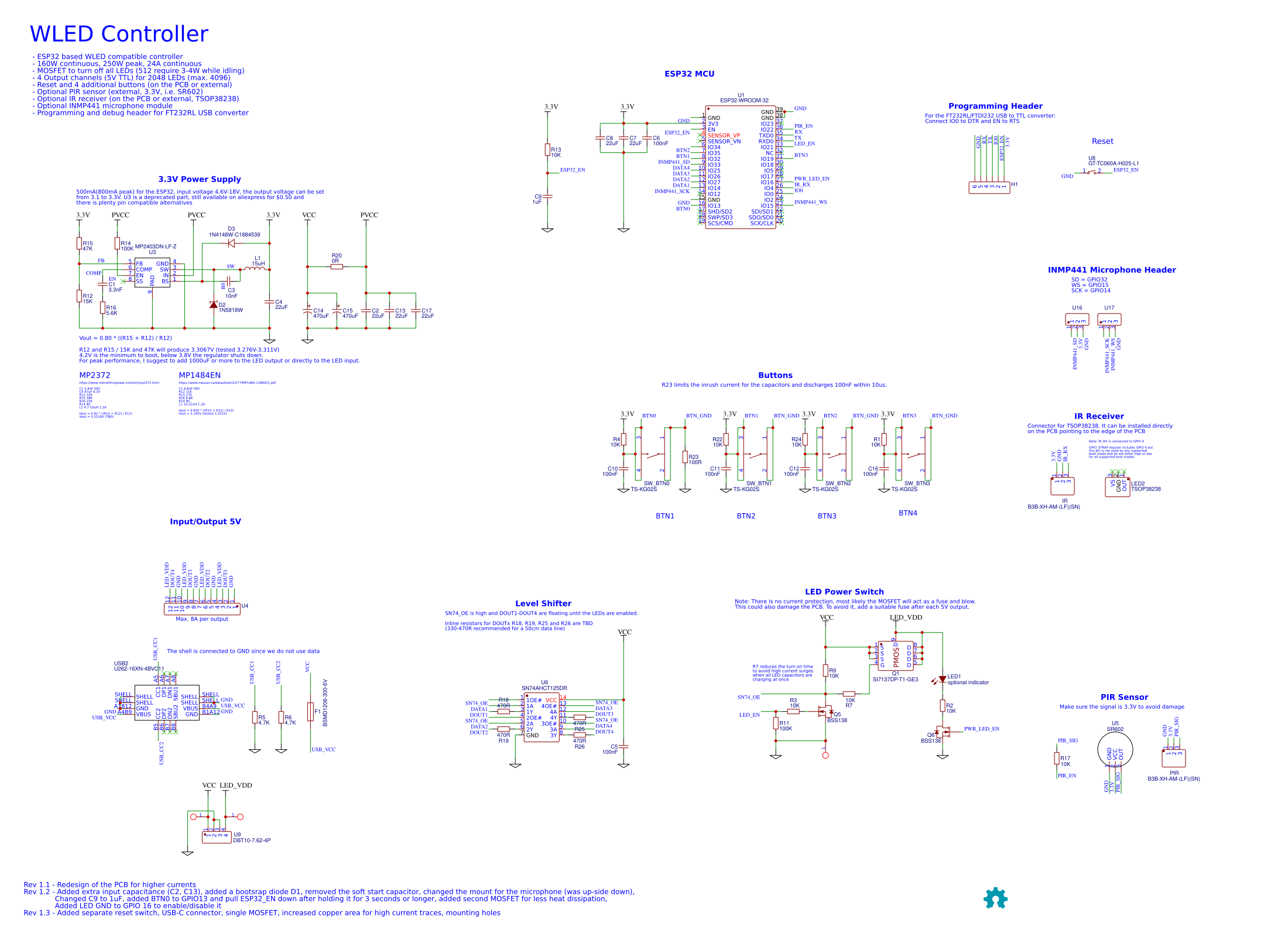 WLED Controller Resources - EasyEDA