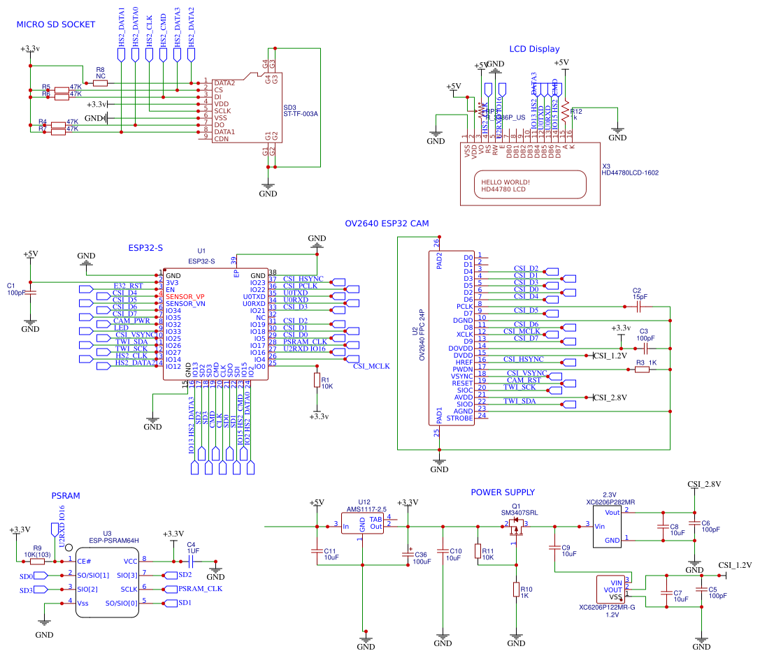 ESP CAM Resources - EasyEDA
