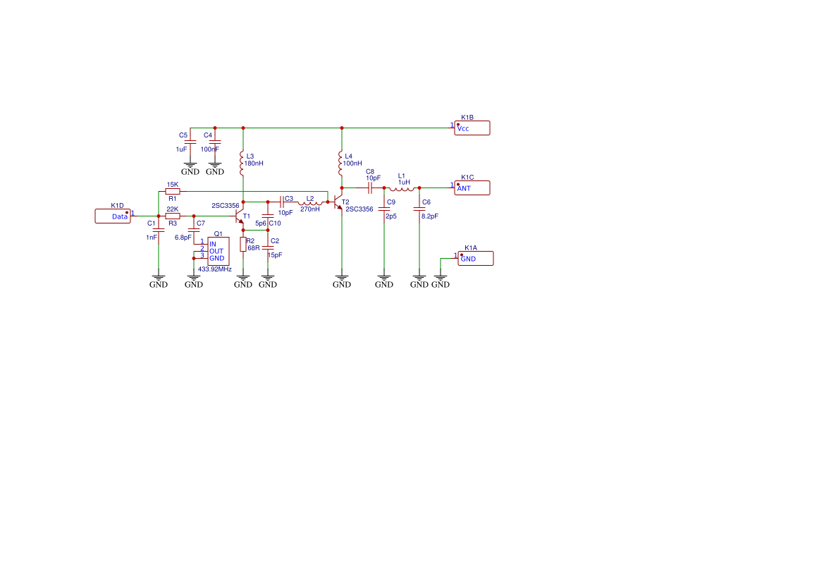 433Mhz transmitter modul STX882 Resources - EasyEDA