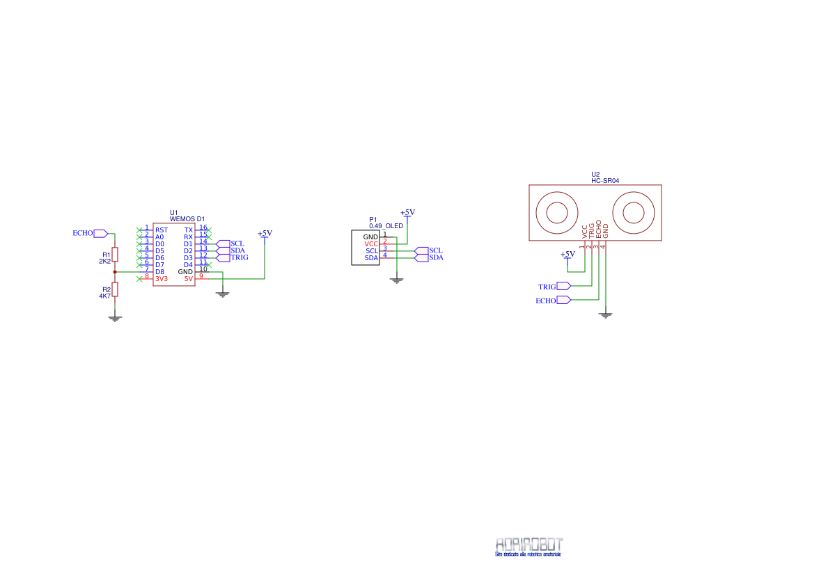Wemos d1 mini sonar shield Resources - EasyEDA