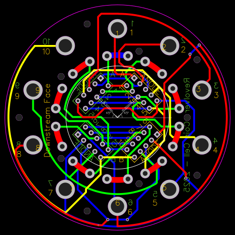 PCB Coin Cell Revolver_V9 Prova Resources - EasyEDA