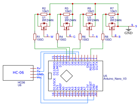 RGB Controller Resources - EasyEDA