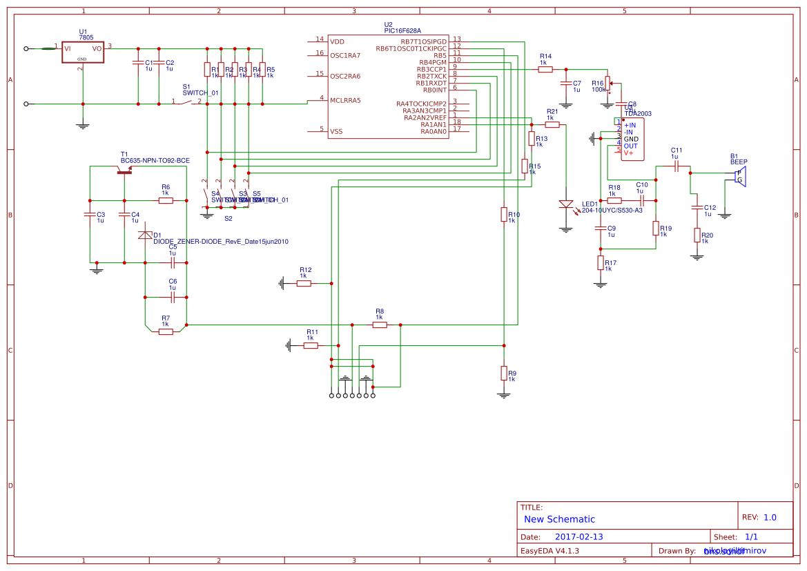 Cargador Baterias 18650 Esquema Resources - EasyEDA