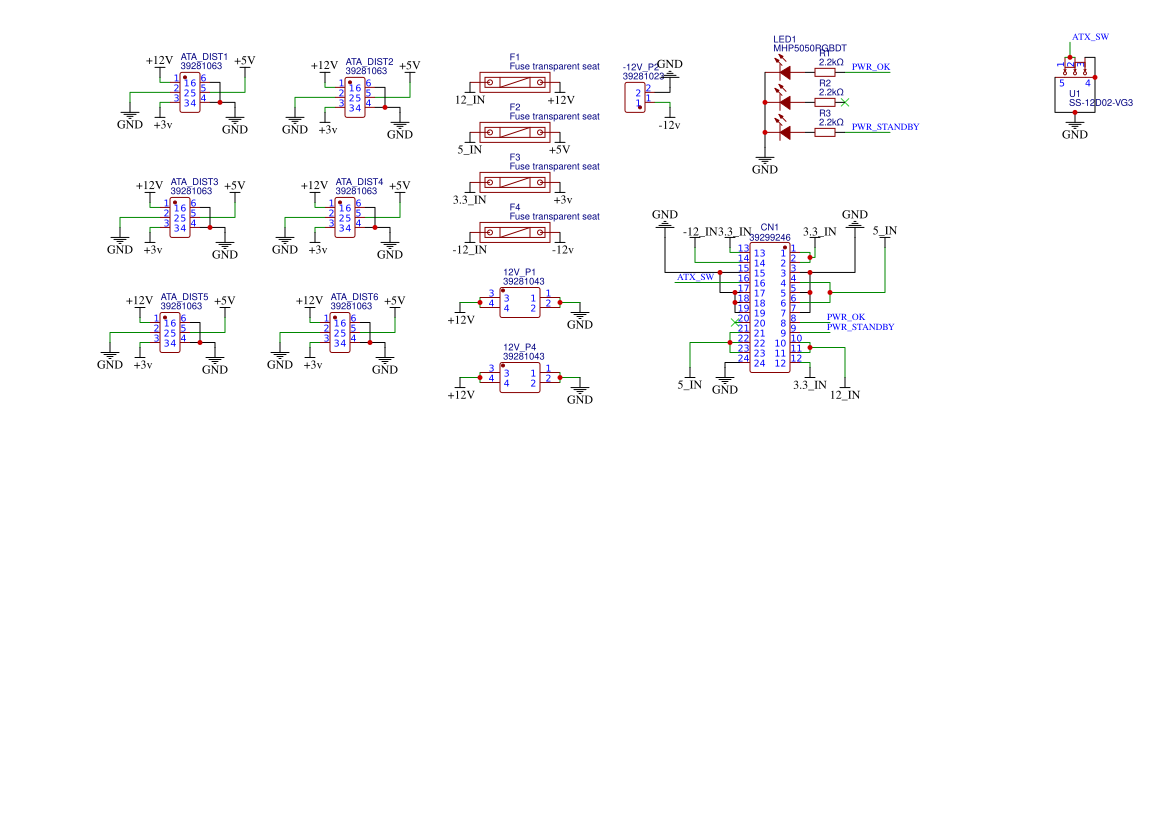 24PIN ATX BREAKOUT Resources - EasyEDA