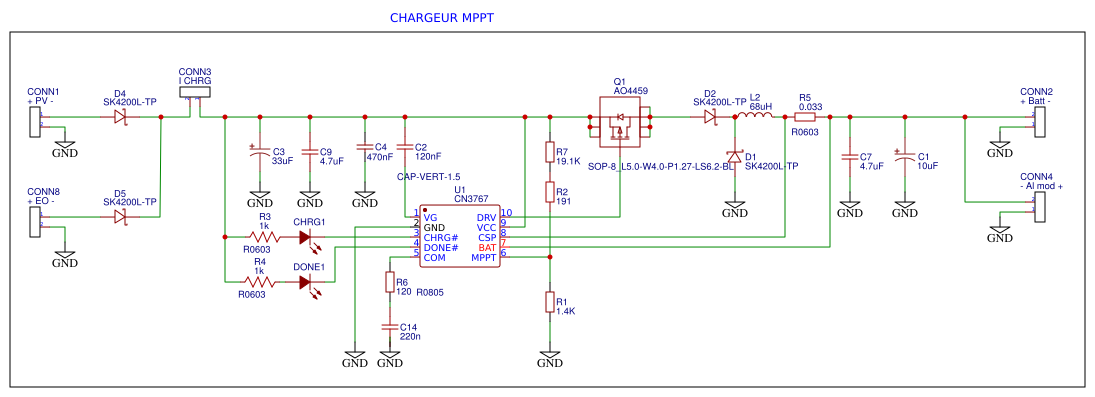 Chargeur MPPT mod Resources - EasyEDA