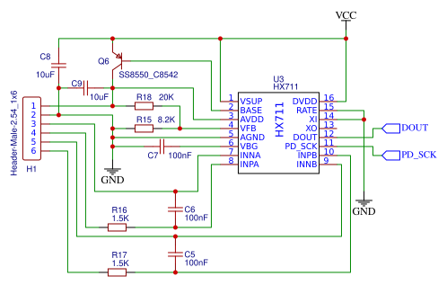 HX711 Load cell module Resources - EasyEDA