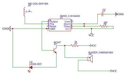 schematic current detector 555ic Resources - EasyEDA