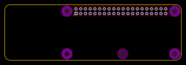 RPI 3 ZERO HDMI/CSI MOUNT LONG Resources - EasyEDA