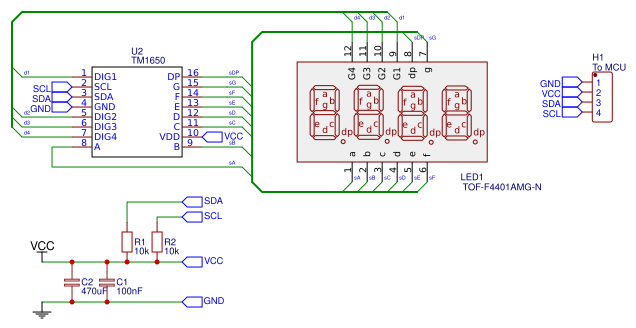 TM1650_projet Resources - EasyEDA
