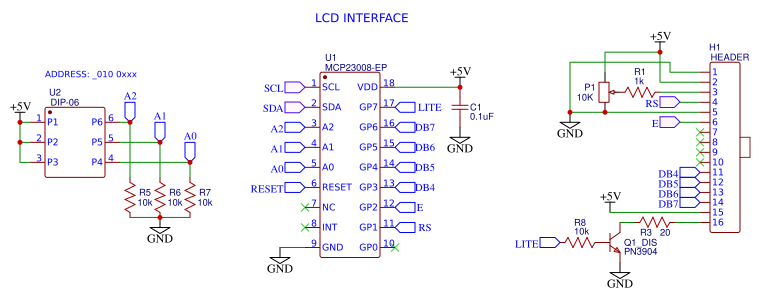 LCD I2C Module Resources - EasyEDA