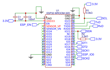 ESP32 Modul Resources - EasyEDA