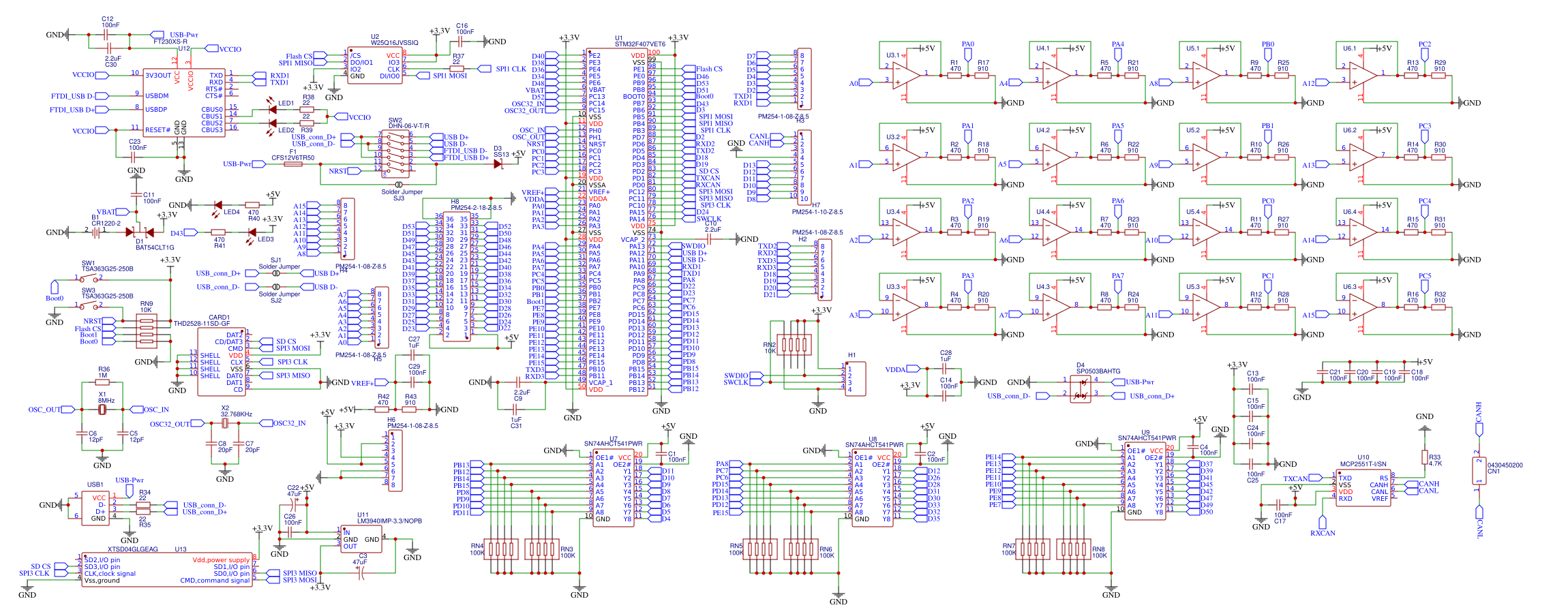 Arduino Mega F407 schematic Resources - EasyEDA