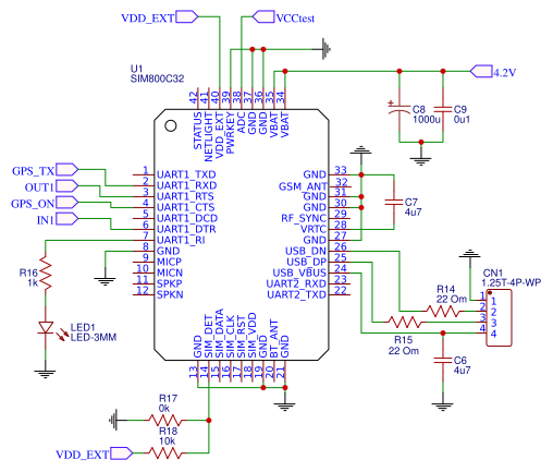 Sim800c Resources Easyeda