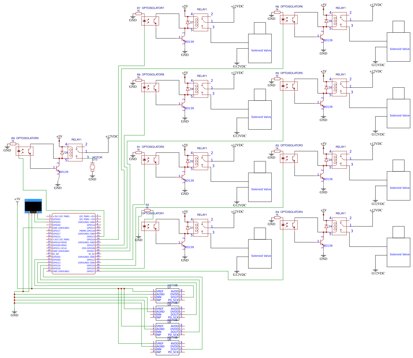Smart Air Bed Resources - EasyEDA