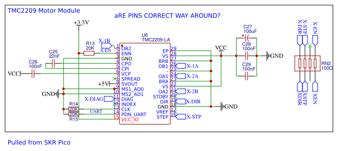 TMC2209 Motor Driver Circuit Resources - EasyEDA