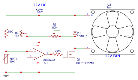 Temperature controlled dc fan Resources - EasyEDA
