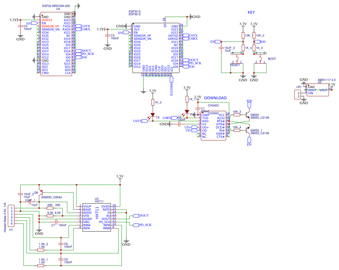 Loadcell Logger production Resources - EasyEDA