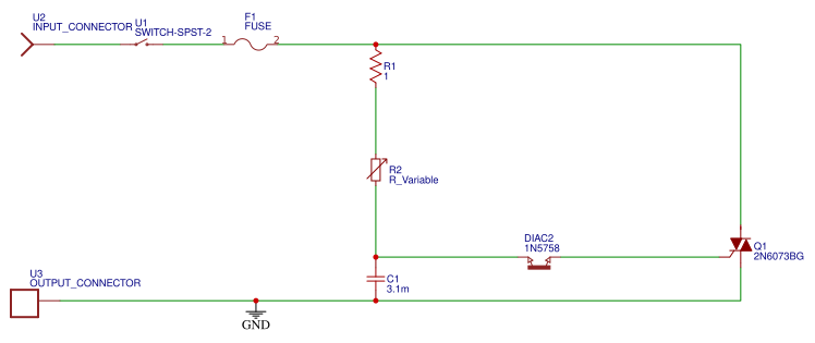 Light Dimmer circuit Resources - EasyEDA