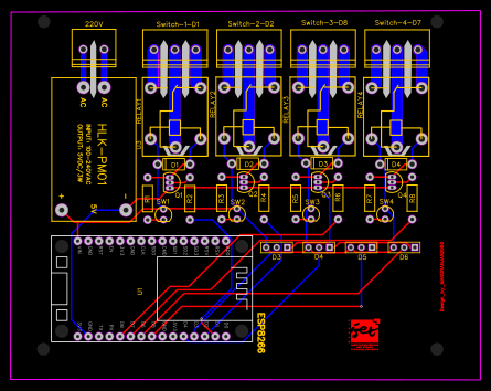 esp8266 4ch Relay Board Resources - EasyEDA