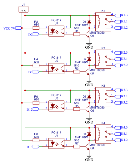 Relay modul Resources - EasyEDA