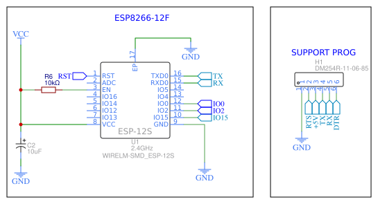 ESP8266-12 CODE 805 Resources - EasyEDA