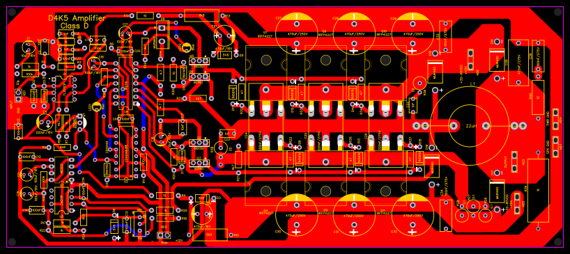 PCB_D4K5 Class D amplifier Resources - EasyEDA