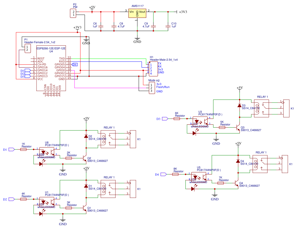 esp8266_relay Resources - EasyEDA
