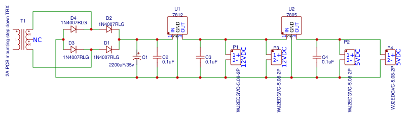 Power Supply double output Resources - EasyEDA