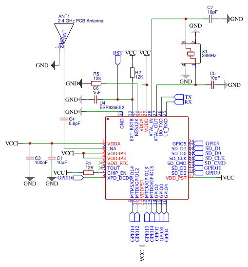 ESP8266EX Resources - EasyEDA
