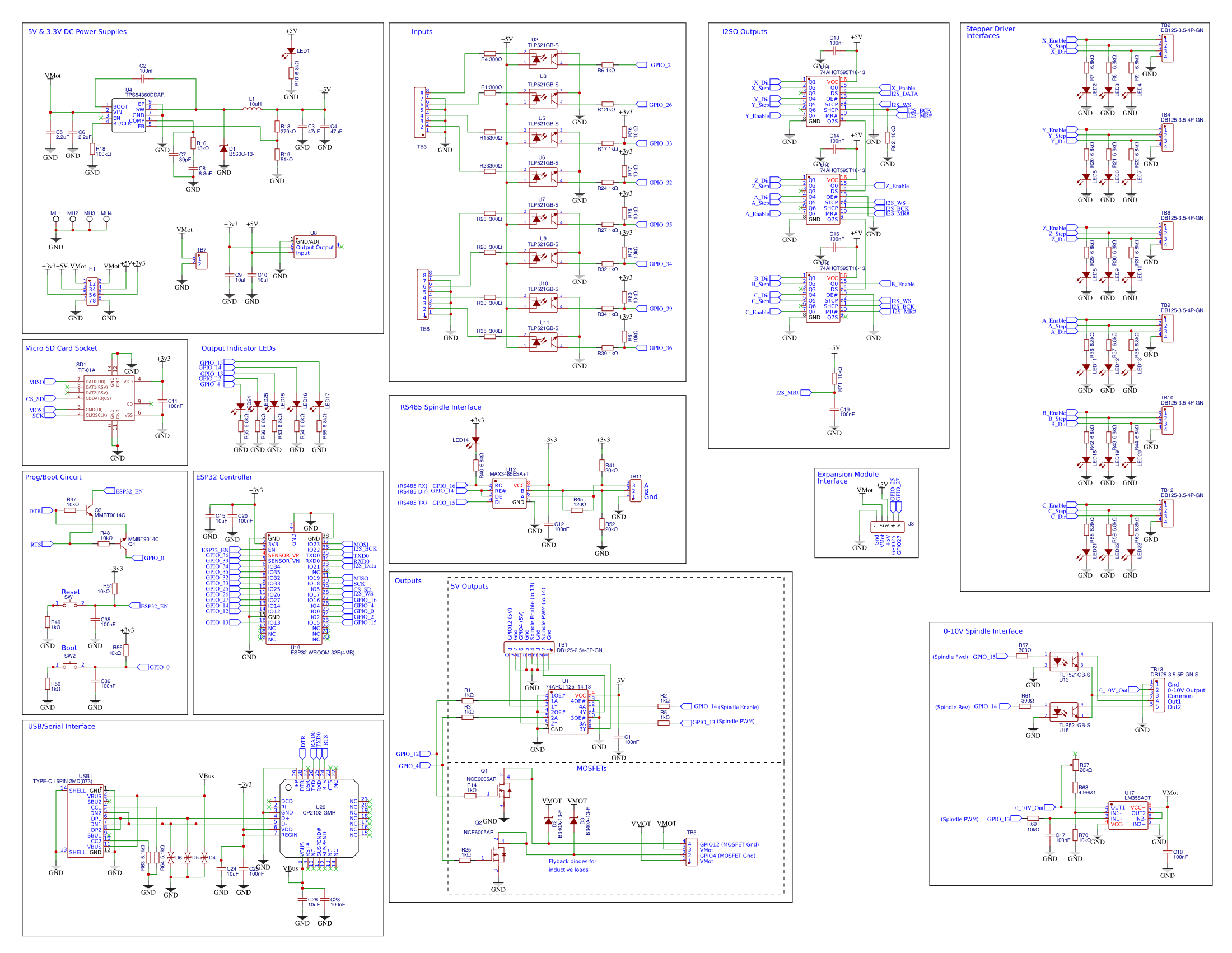 Schematic 6X CNC Controller copy Resources - EasyEDA