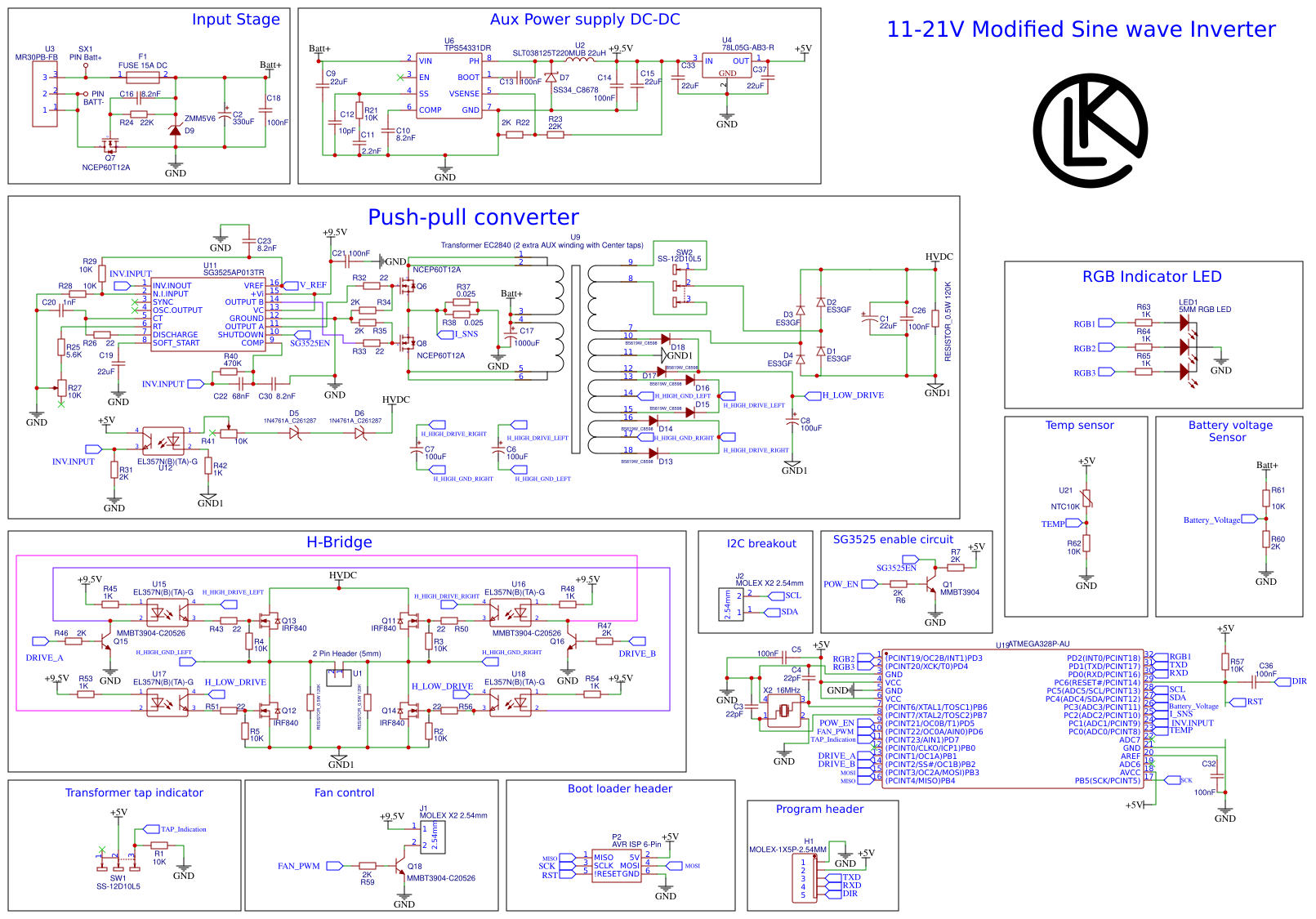 11-21V inverter full schmatic copy Resources - EasyEDA