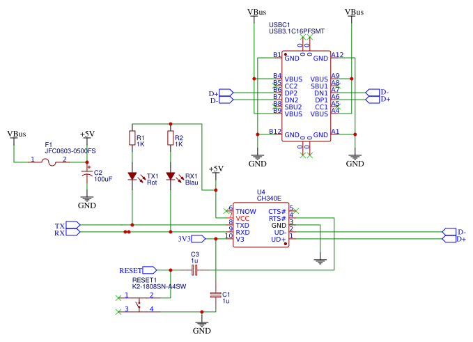 ch340-usb type c Resources - EasyEDA