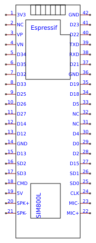 ESP32 SIM800L Resources - EasyEDA