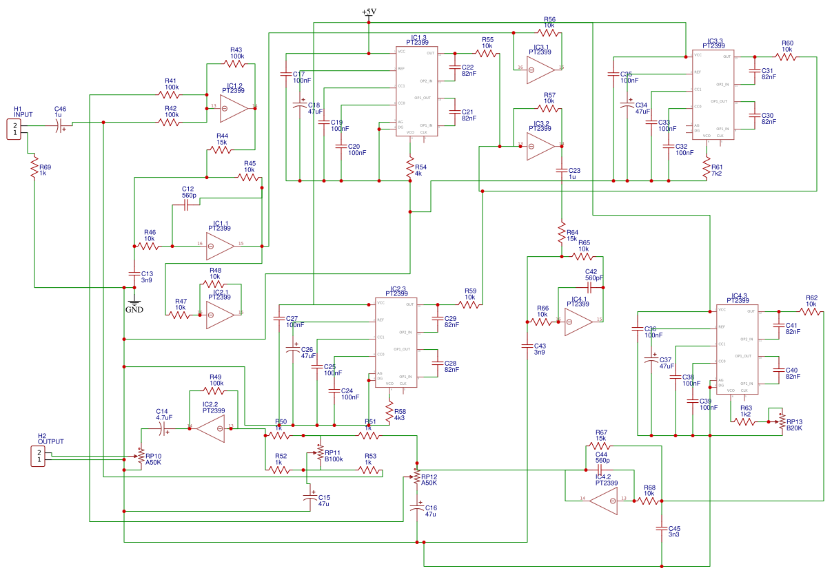 PT2399 REVERB COPY Resources - EasyEDA