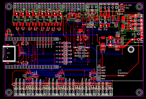 Layout 6X CNC Controller Resources - EasyEDA