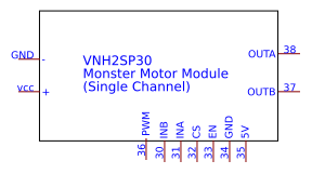 VNH2SP30 Monster motor driver Resources - EasyEDA