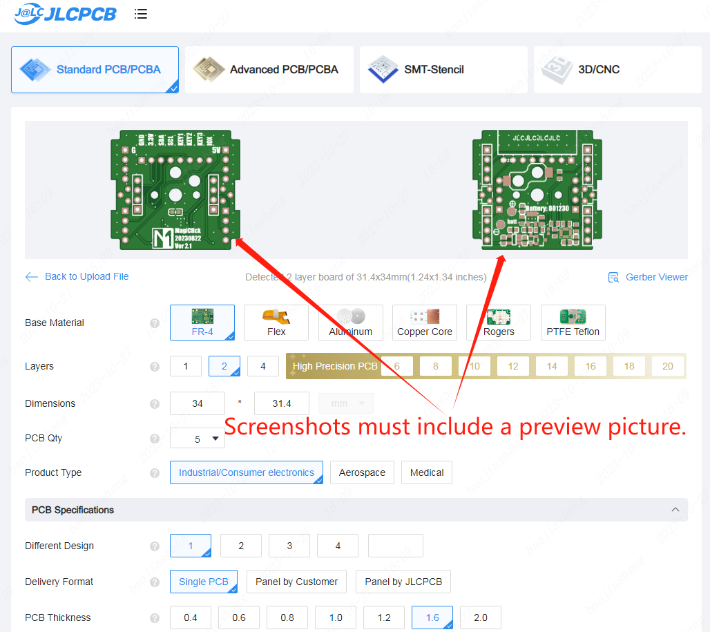 OSHWLab Stars- Materials application instructions - EasyEDA open source ...