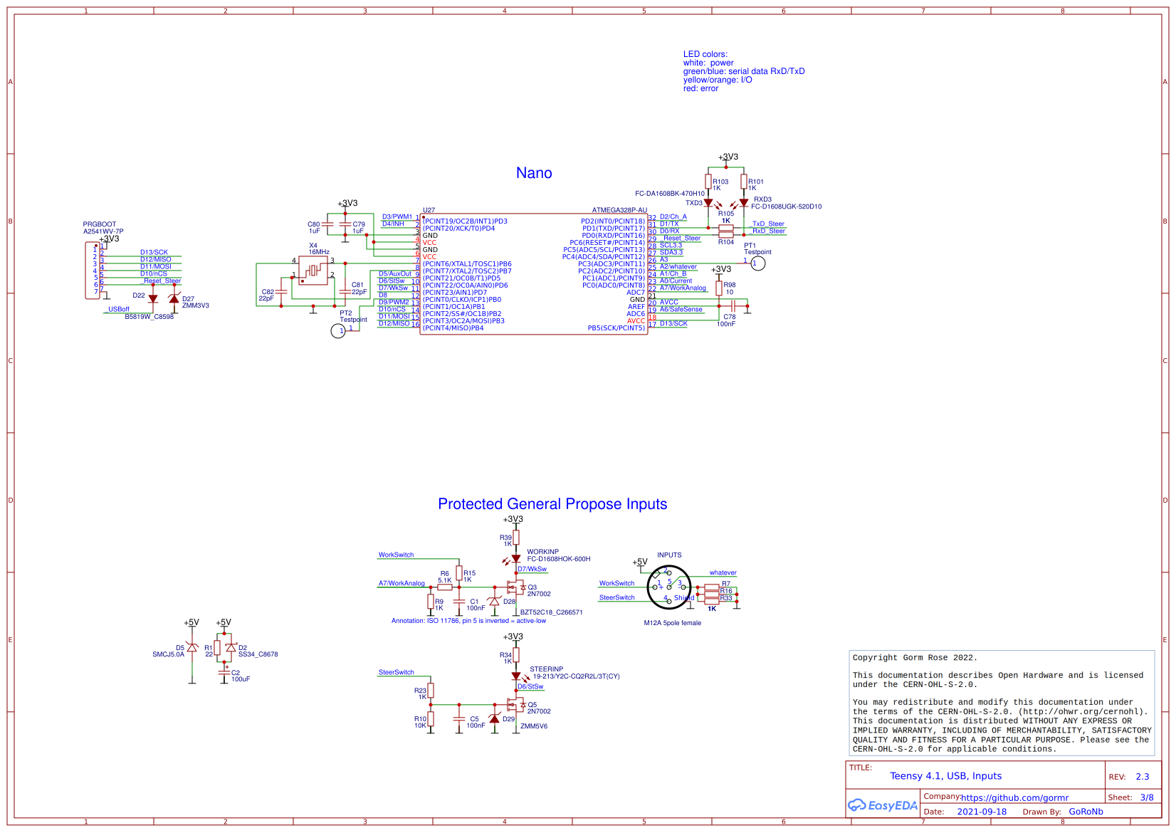 Central Unit for AgOpenGPS V2.3 - EasyEDA open source hardware lab