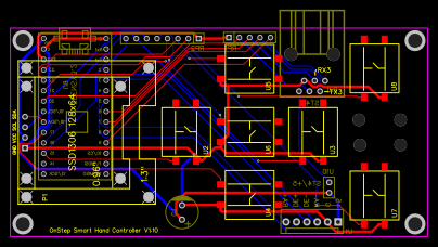 OnStep Smart Hand Controller copy - Platform for creating and sharing projects - OSHWLab