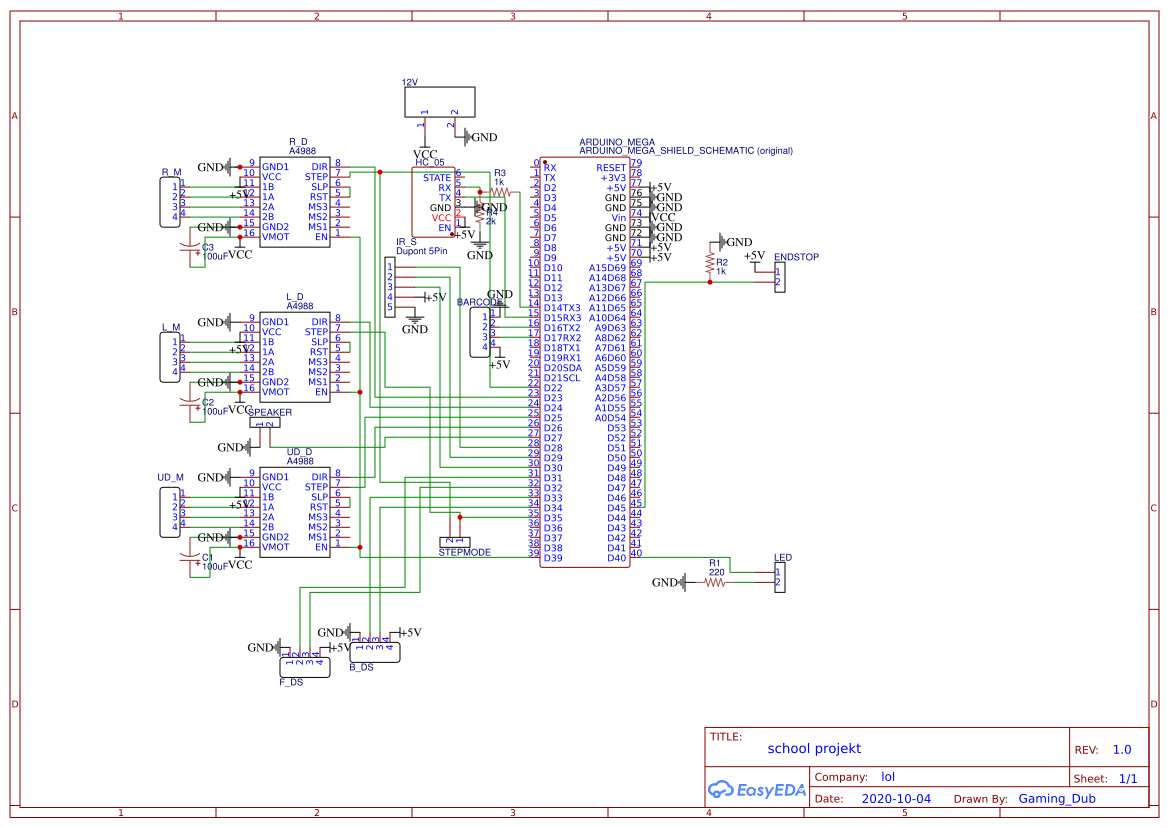 automated forklift - EasyEDA open source hardware lab