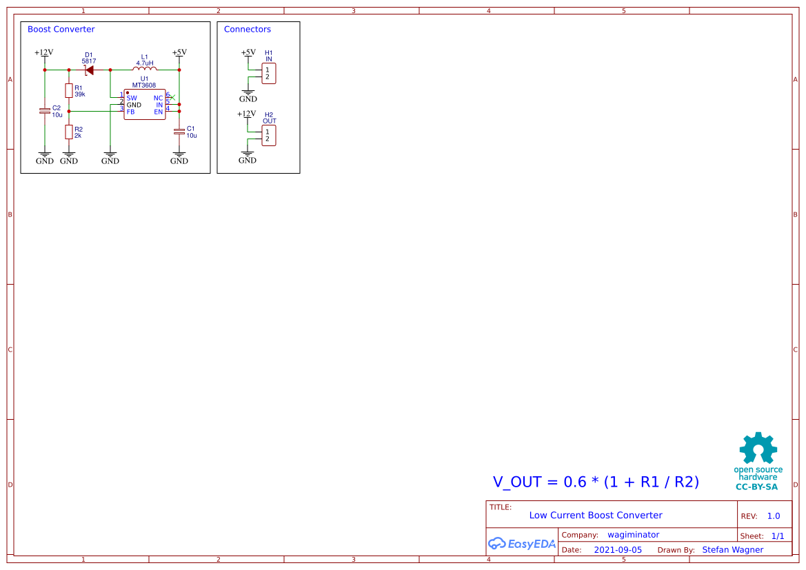 MT3608 LCBC - EasyEDA open source hardware lab