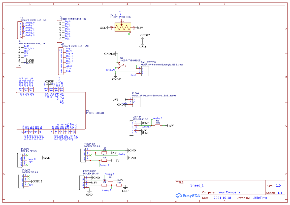 Arduino Control Shield - EasyEDA open source hardware lab