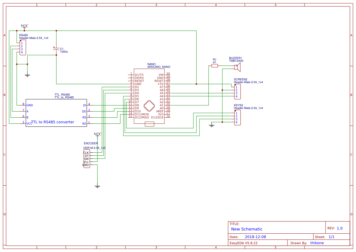 Drill Press Control Panel - EasyEDA open source hardware lab