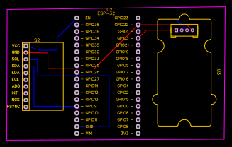 esp32 mpu9250 ultrasound sensor - EasyEDA open source hardware lab