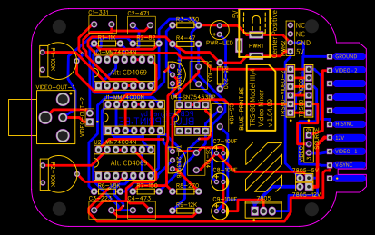 TRS-80 Model X Composite Video - EasyEDA open source hardware lab