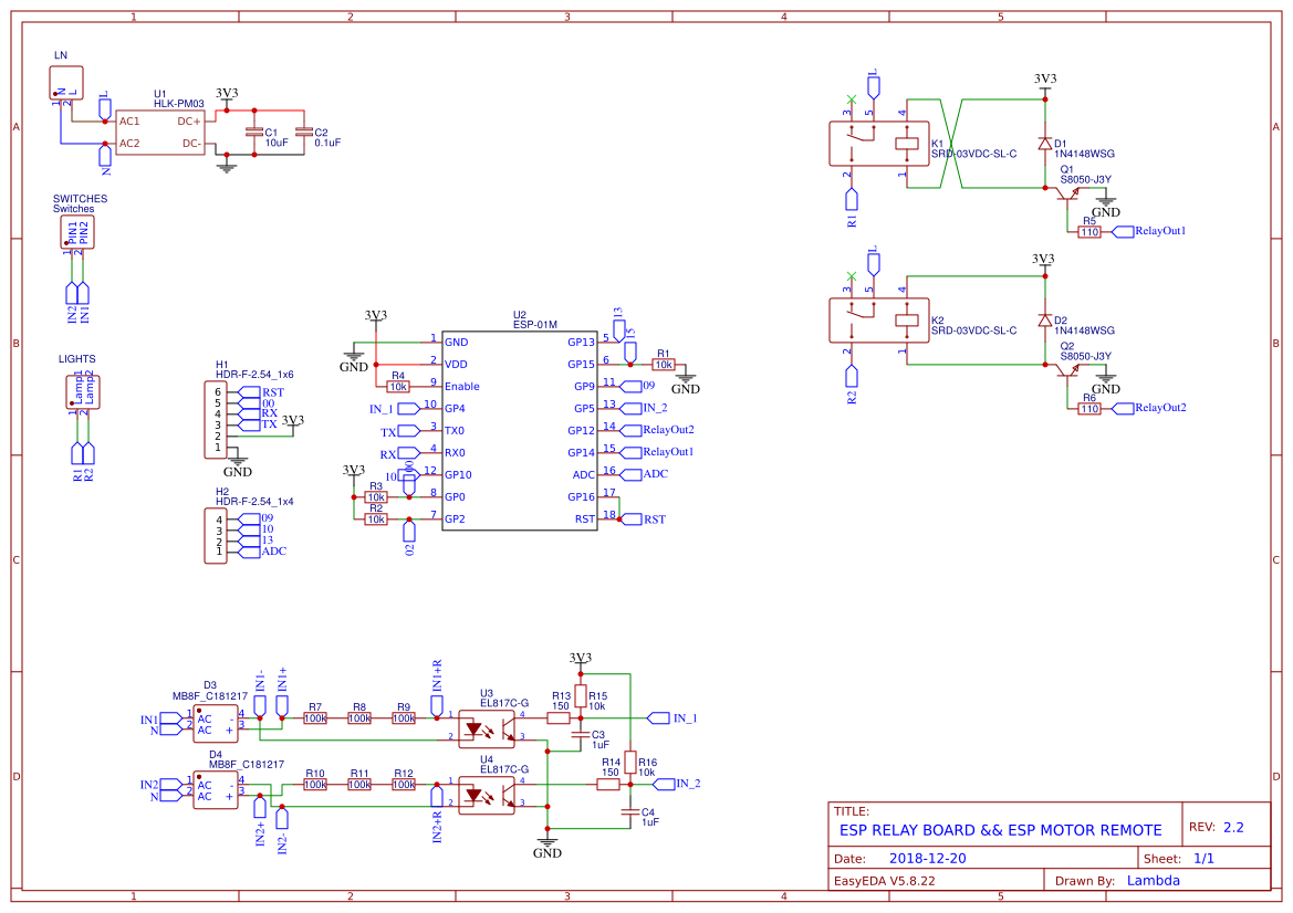ESP8266_LightSwitch - EasyEDA open source hardware lab
