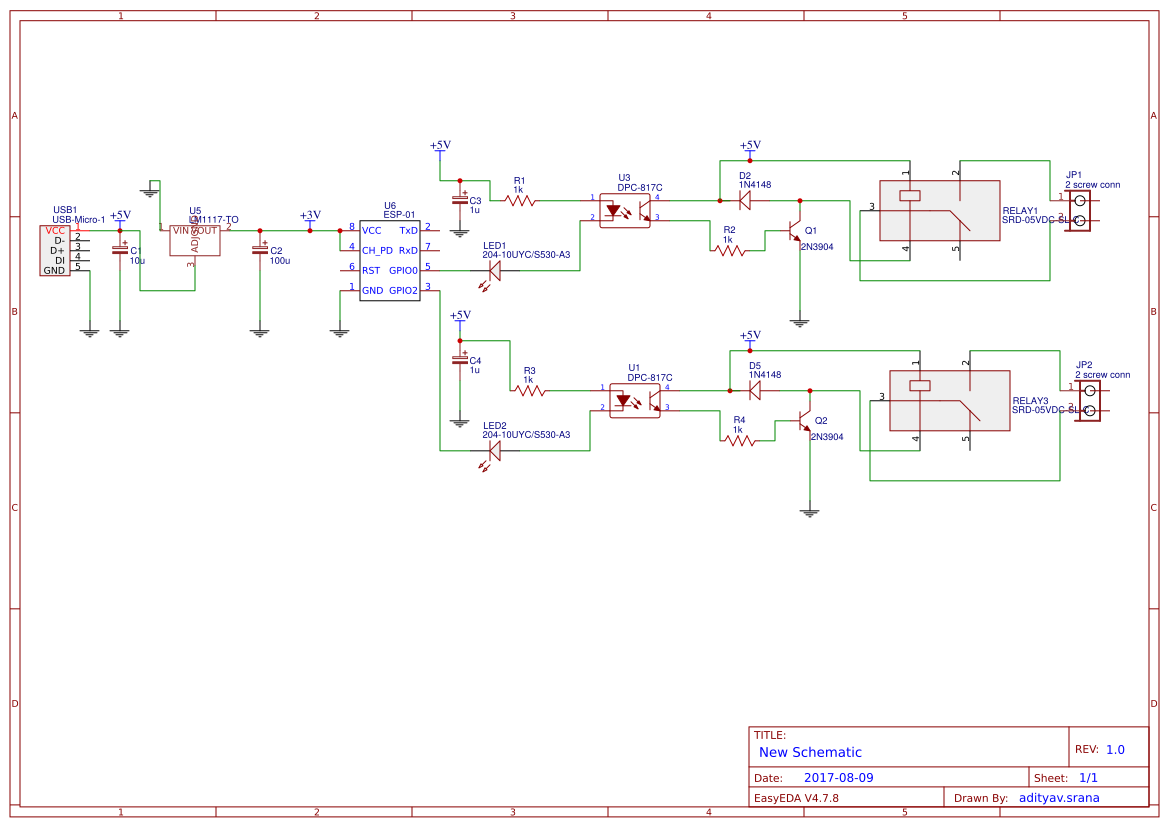 ESP Relay Board copy - EasyEDA open source hardware lab