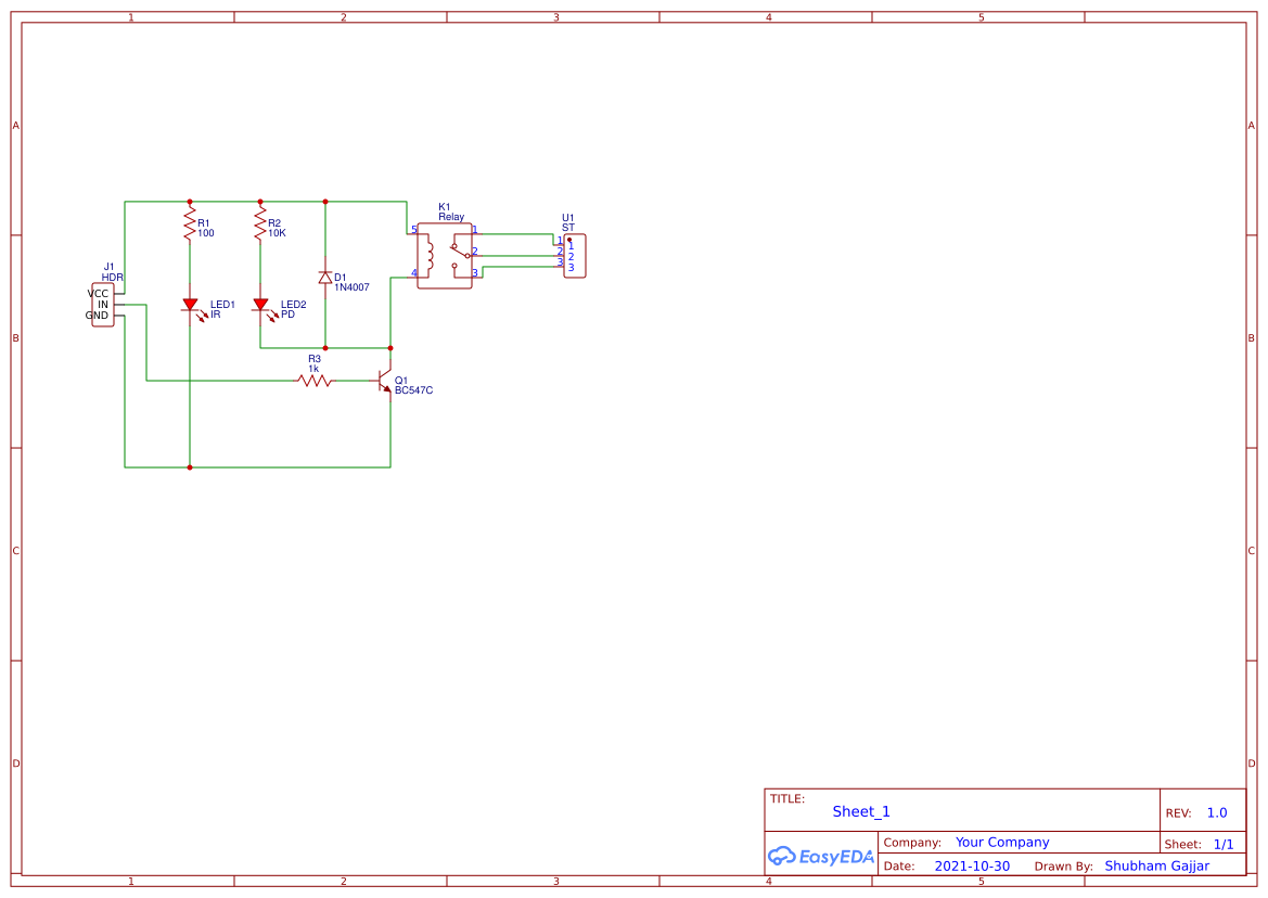 Relay Module - EasyEDA open source hardware lab
